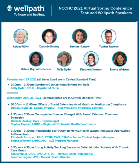 Join Wellpath at the 2021 NCCHC Virtual Spring Conference - Wellpath